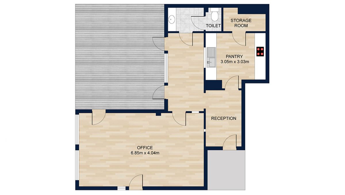 2D Floor Plan – Commercial Real Estate - Plan It All