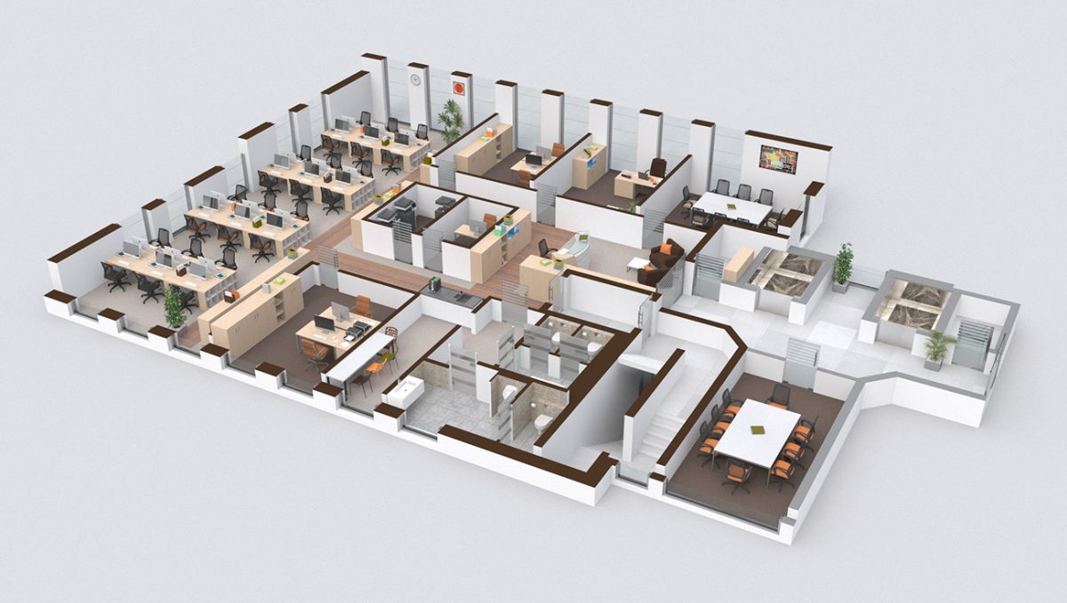 3D Floor Plans - Commercial Real Estate - Plan It All