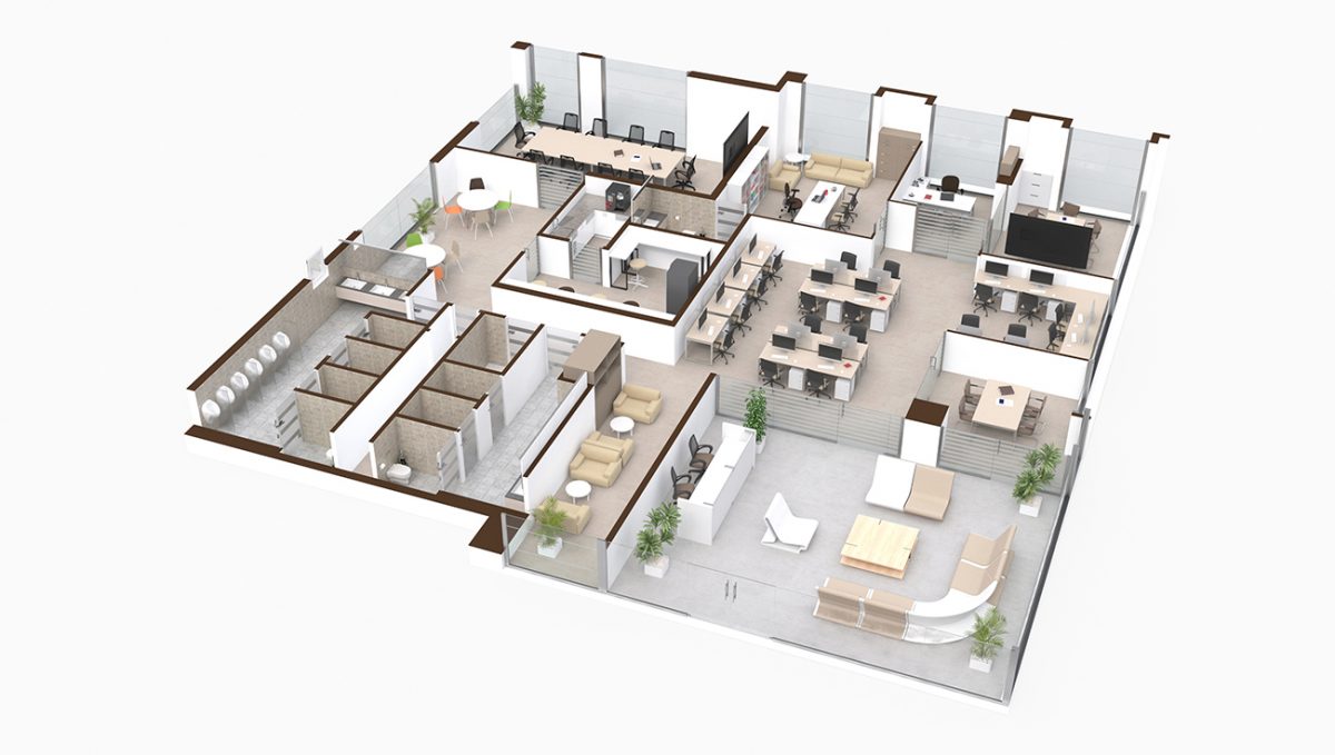 3D Floor Plans - Commercial Real Estate - Plan It All