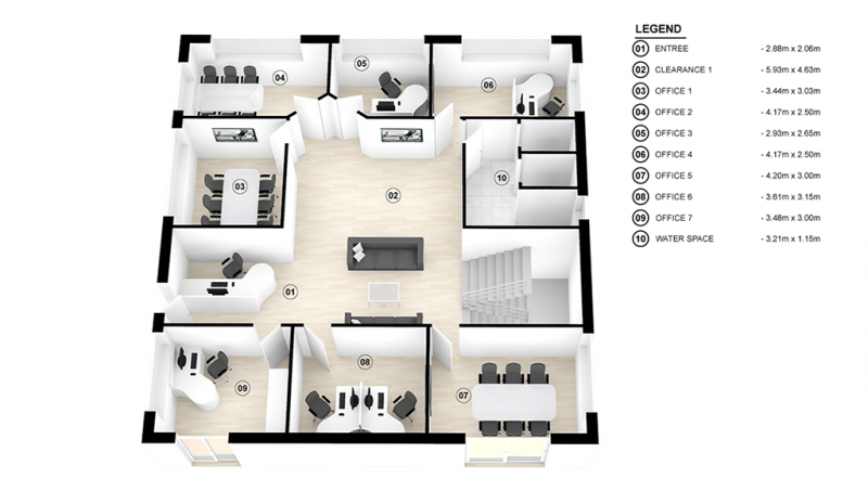 3D Floor Plans - Commercial Real Estate - Plan It All