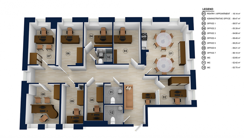 3D Floor Plans - Commercial Real Estate - Plan It All
