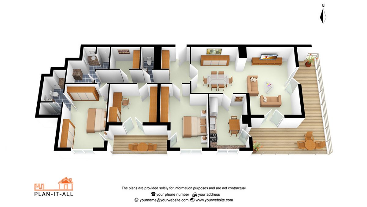 3D Floor Plans - Commercial Real Estate - Plan It All